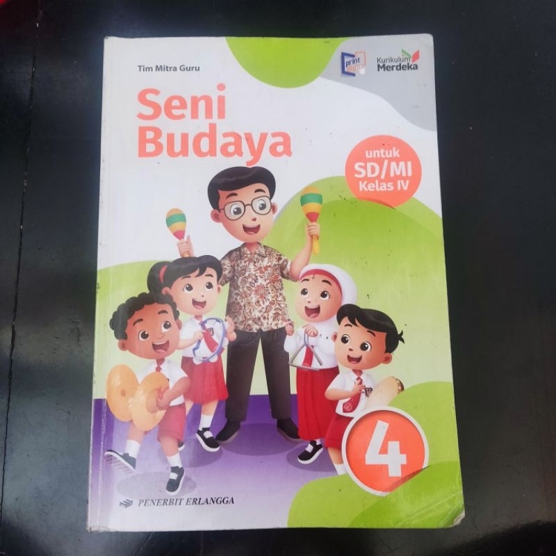 Jual PRELOVED BUKU SENI BUDAYA KELAS 4 KURIKULUM MERDEKA | Shopee Indonesia