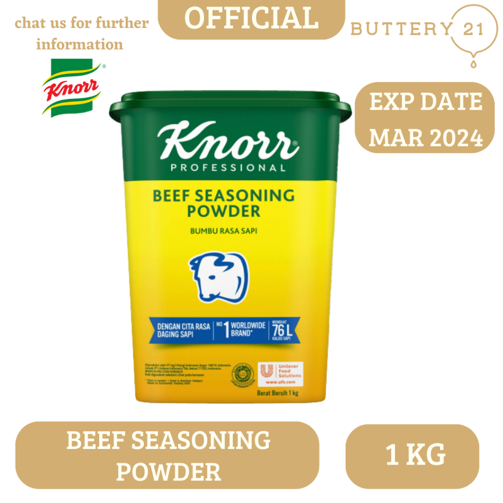 Jual KNORR BEEF SEASOING POWDER 1 KG | Shopee Indonesia