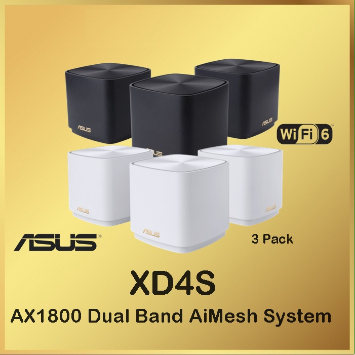 Jual ASUS ZenWIFI XD4S WiFi 6 AX1800 Dual Band AiMesh System | Shopee ...