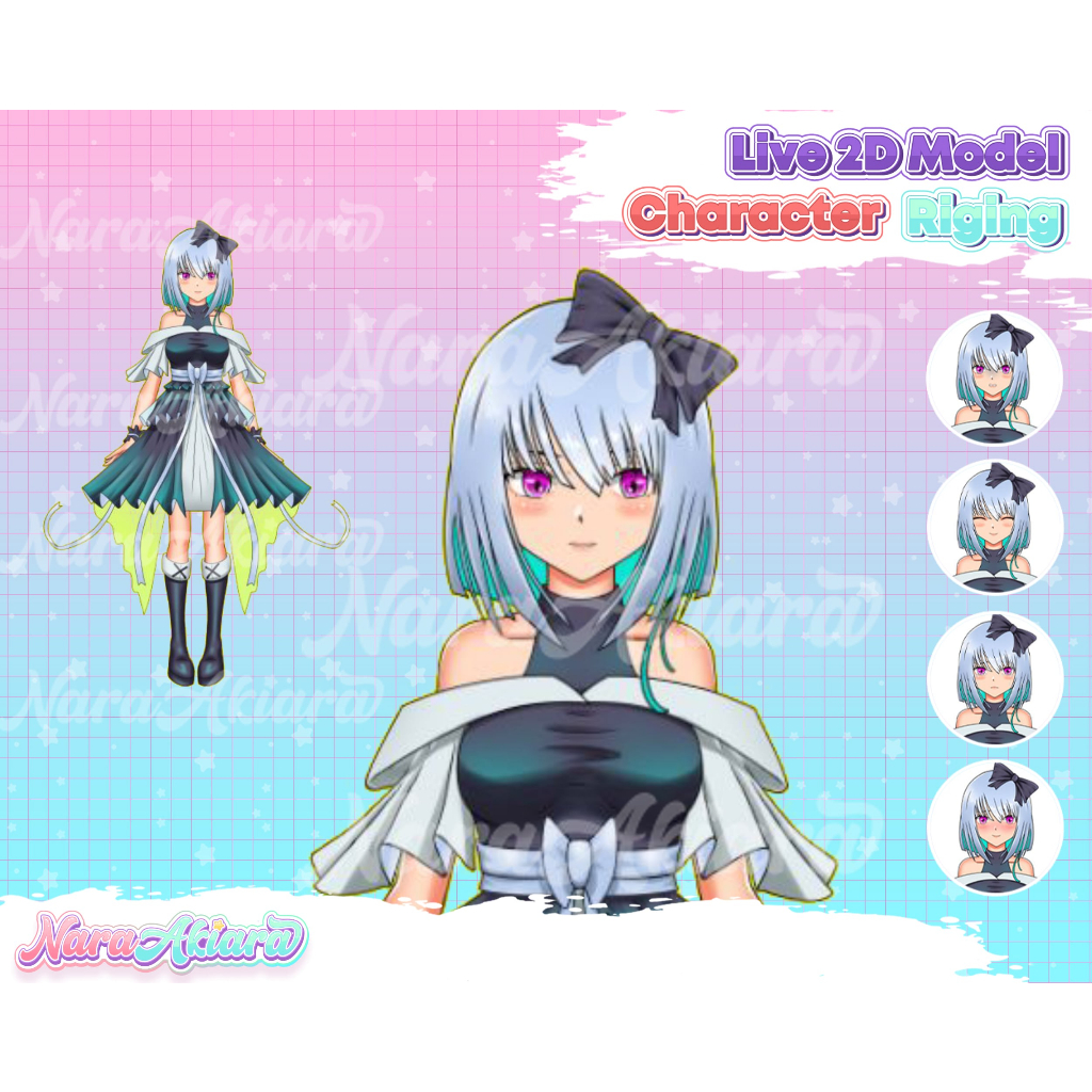 Jual Tampil Beda dengan Karakter Anime Vtuber Model Live2d Siap Pakai ...