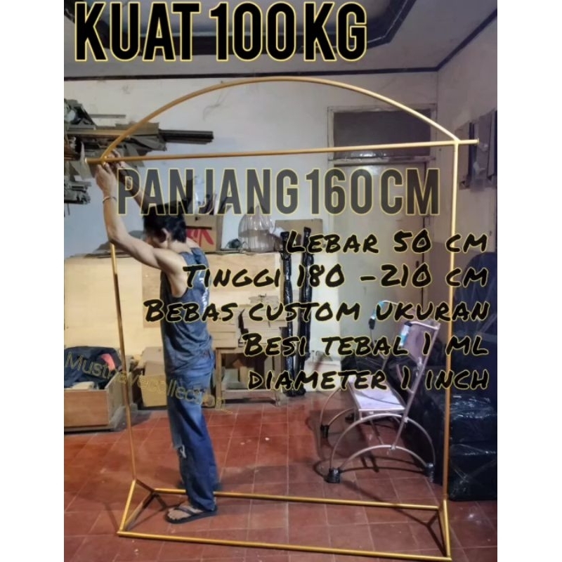 Jual GAWANG BAJU PANJANG 1 1/2 METER SATU SETENGAH DISPLAY WEDDING ...