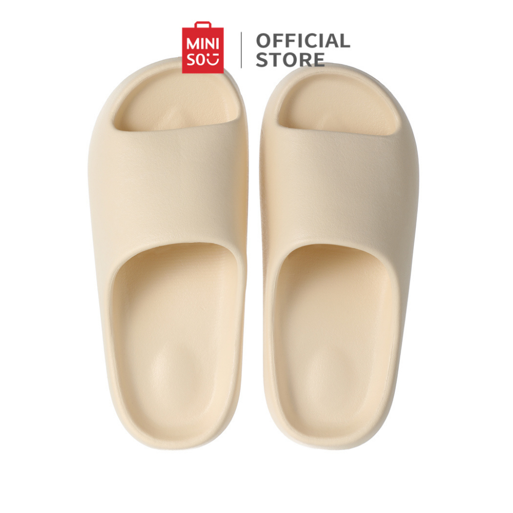 Jual MINISO Sandal Wanita dan Pria EVA Flat Sandals Klasik Cushioned ...