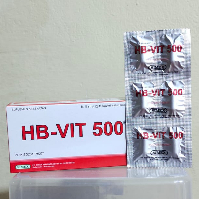 Jual HB-VIT 500 (Box 30 Tablet) Vitamin Ibu Hamil & menyusui | Shopee ...