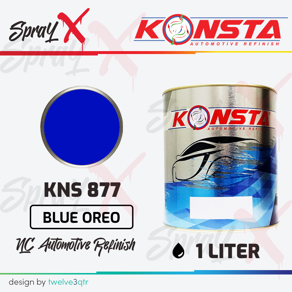 Jual KONSTA NC SOLID BLUE / BIRU REPACK - CAT DUCO | Shopee Indonesia