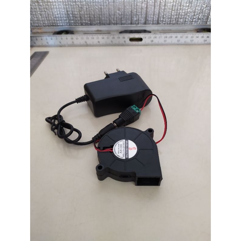 Jual Blower Keong Mini 12 Volt DC dan Adaptor 220 Volt - Ukuran 50x15 ...