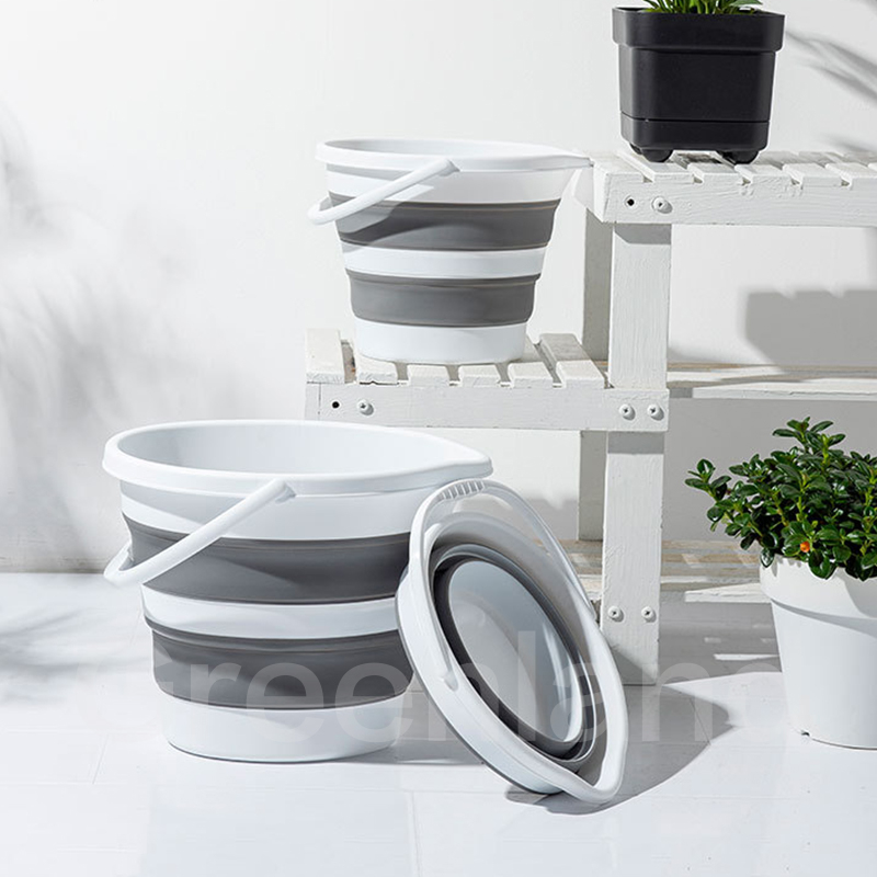 Jual Greenland Ember Lipat Portable 5L 10L Bucket Foldable Collapsible ...