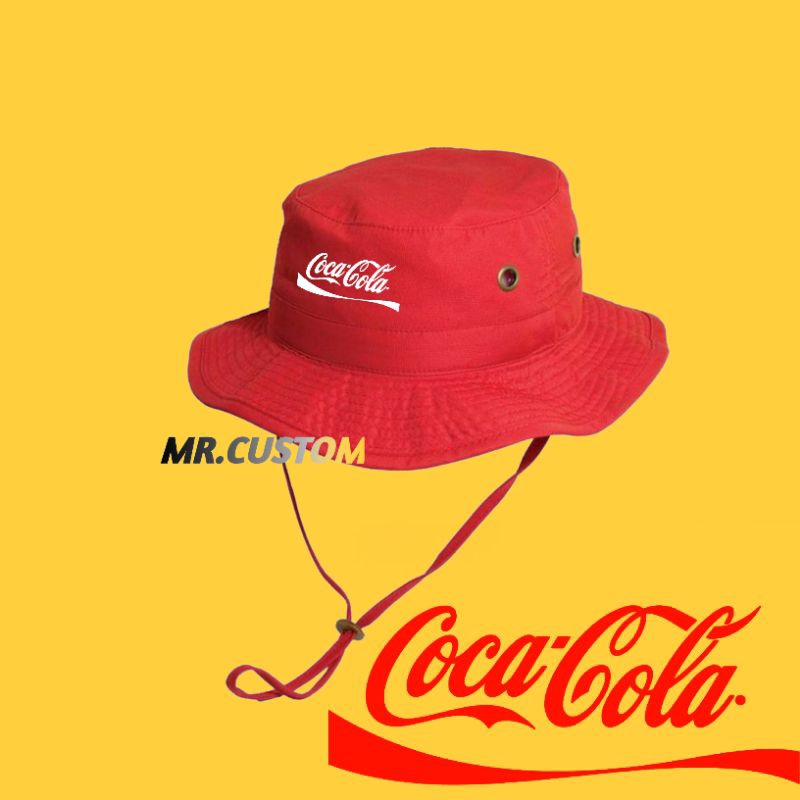Jual Topi Rimba Coca-cola/ Topi Gunung outdoor/Topi hiking/Topi Mancing ...