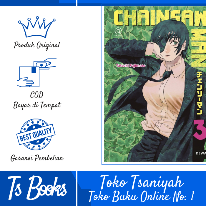 Jual Buku Komik Manga Buku Komik Chainsaw Man 3 By Tatsuki Fujimoto Buku Komik Manga Misteri ...