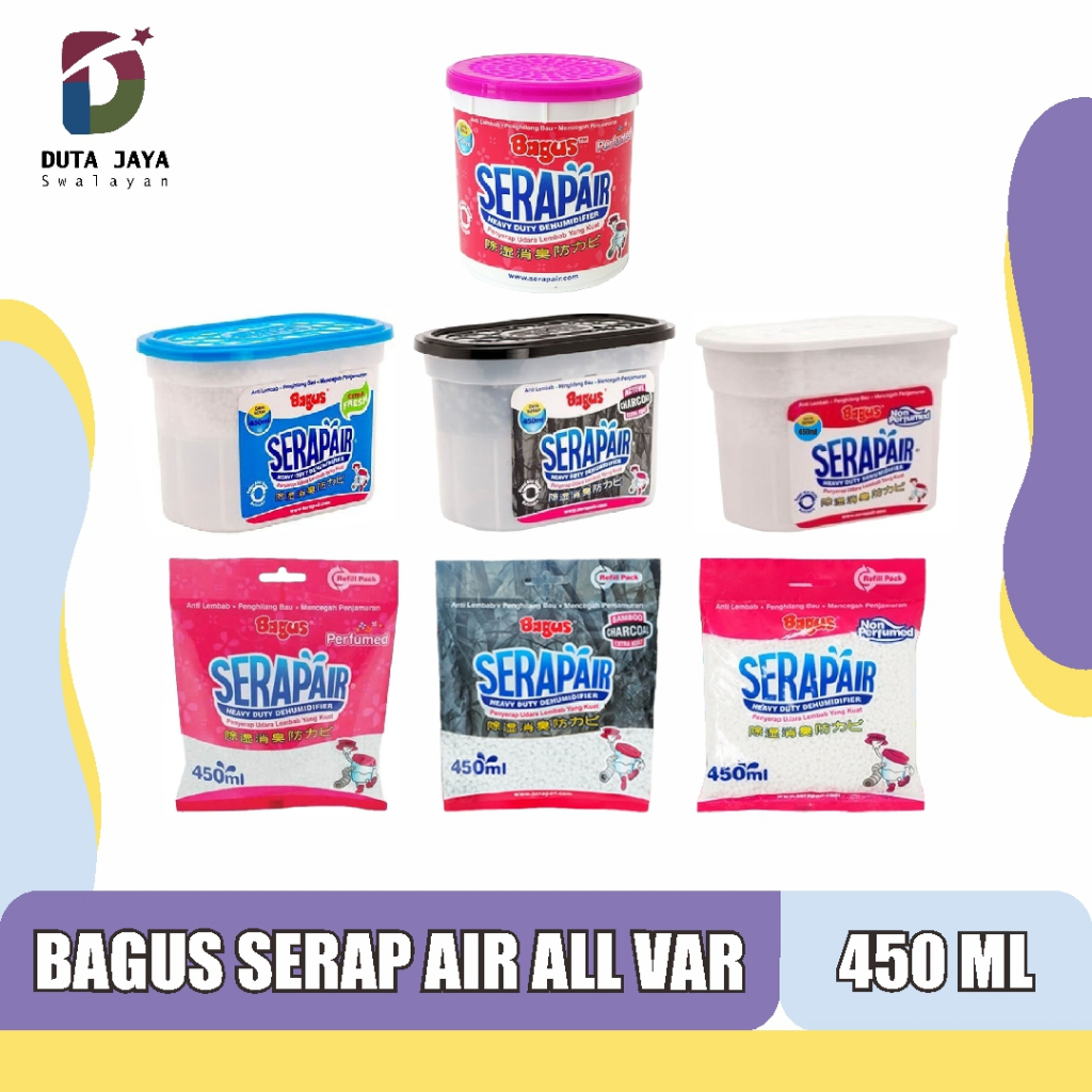 Jual Bagus Serap Air Kelembaban Udara Ruangan Anti Bau Box & Refill 450 ...