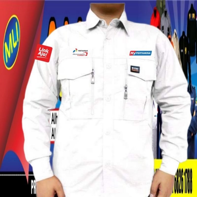 Jual kemeja tactical Pertamina Pertamax turbo baju tactical Pertamina ...