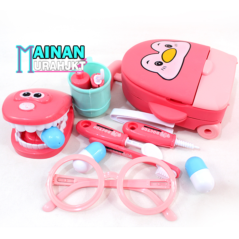 Jual MAINAN ANAK MURAH DENTIST KIT YZ6 SET TAS DOKET GIGI KANTONG BERKARAKTER PINGUIN BEREDUKASI ...