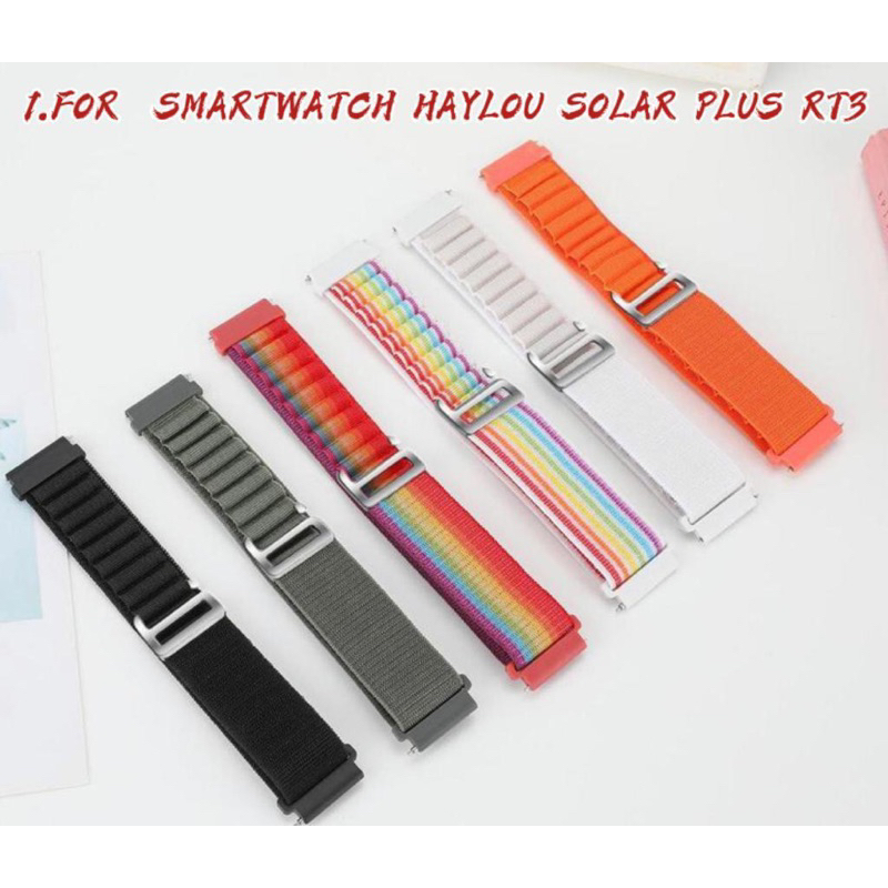 Jual Strap / Tali Smart Watch For Haylou Solar Plus RT3 - 22mm Nylon ...