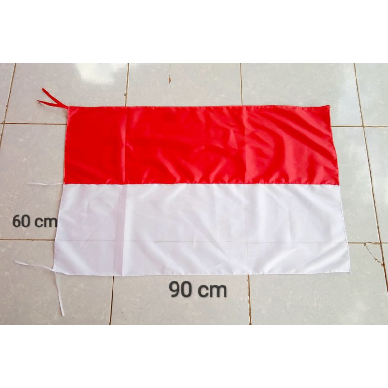 Jual Bendera Merah Putih/Bendera Indonesia Raya Ukuran 90 cm x60 cm | Shopee Indonesia