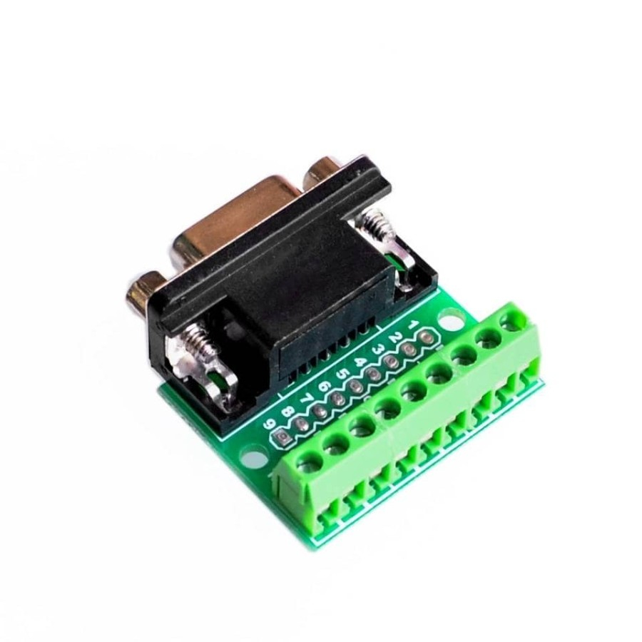 Jual RS232 DB9 Male Port to Terminal Block Adapter Converter Board ...