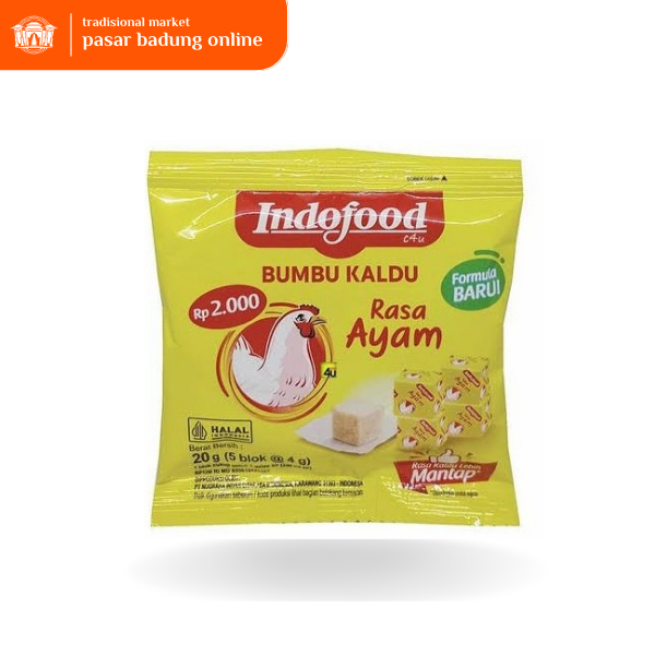 Jual indofood bumbu kaldu cube ayam, sachet 20gr | Shopee Indonesia
