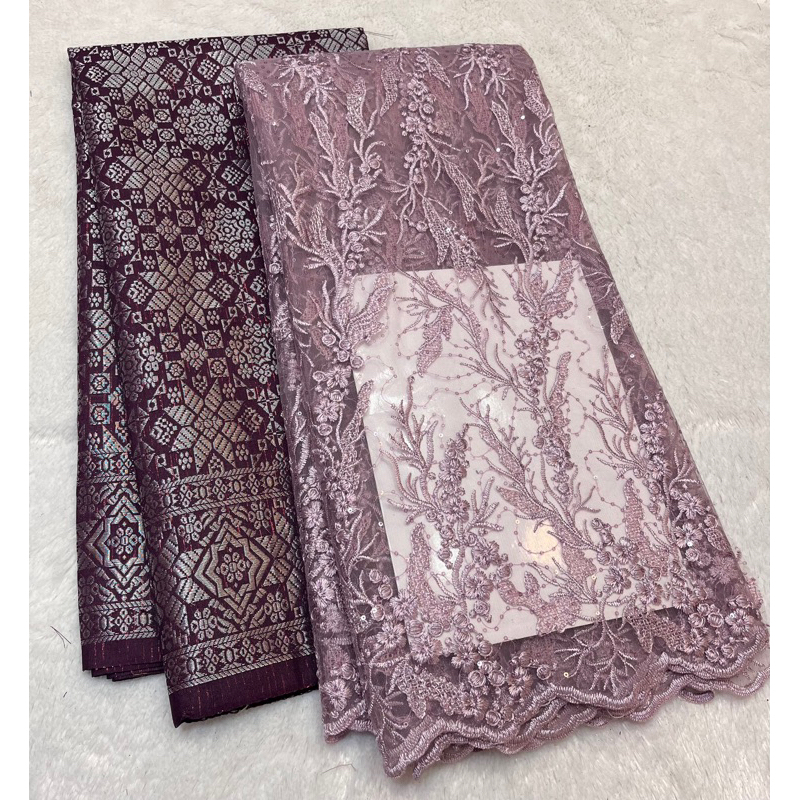 Jual Set/Paket Kain Bridesmaid Tile Payet & Songket semi palembang ...