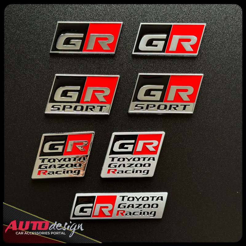 Jual GR SPORT GAZOO RACING Emblem Mobil Toyota 3D Bahan Metal Best ...