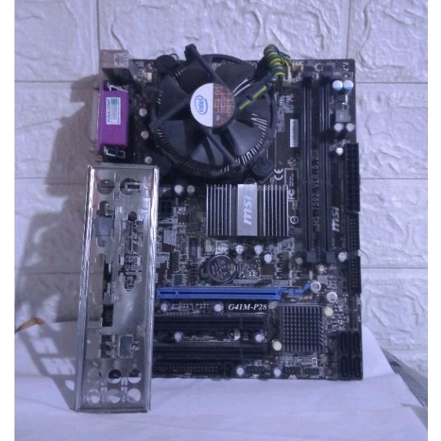 Jual Mobo G41 DDR3 + Core 2 Quad Q8400 + Ram 4GB | Shopee Indonesia