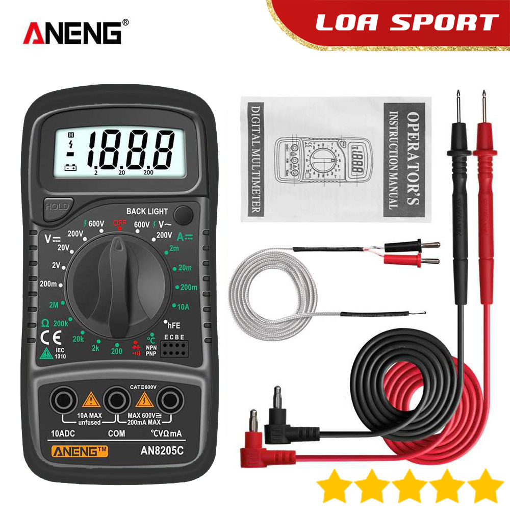 Jual Multitester Digital Multimeter dengan Fungsi Ukur Suhu Temperatur ...
