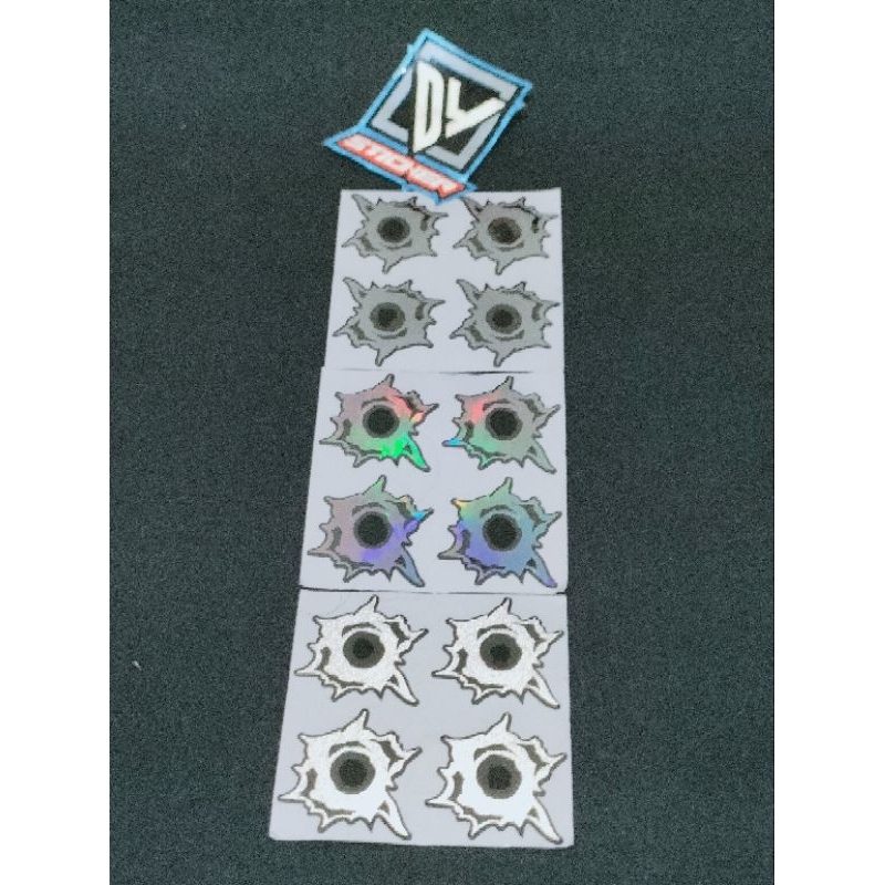 Jual STICKER LUBANG PELURU CUTTING | Shopee Indonesia