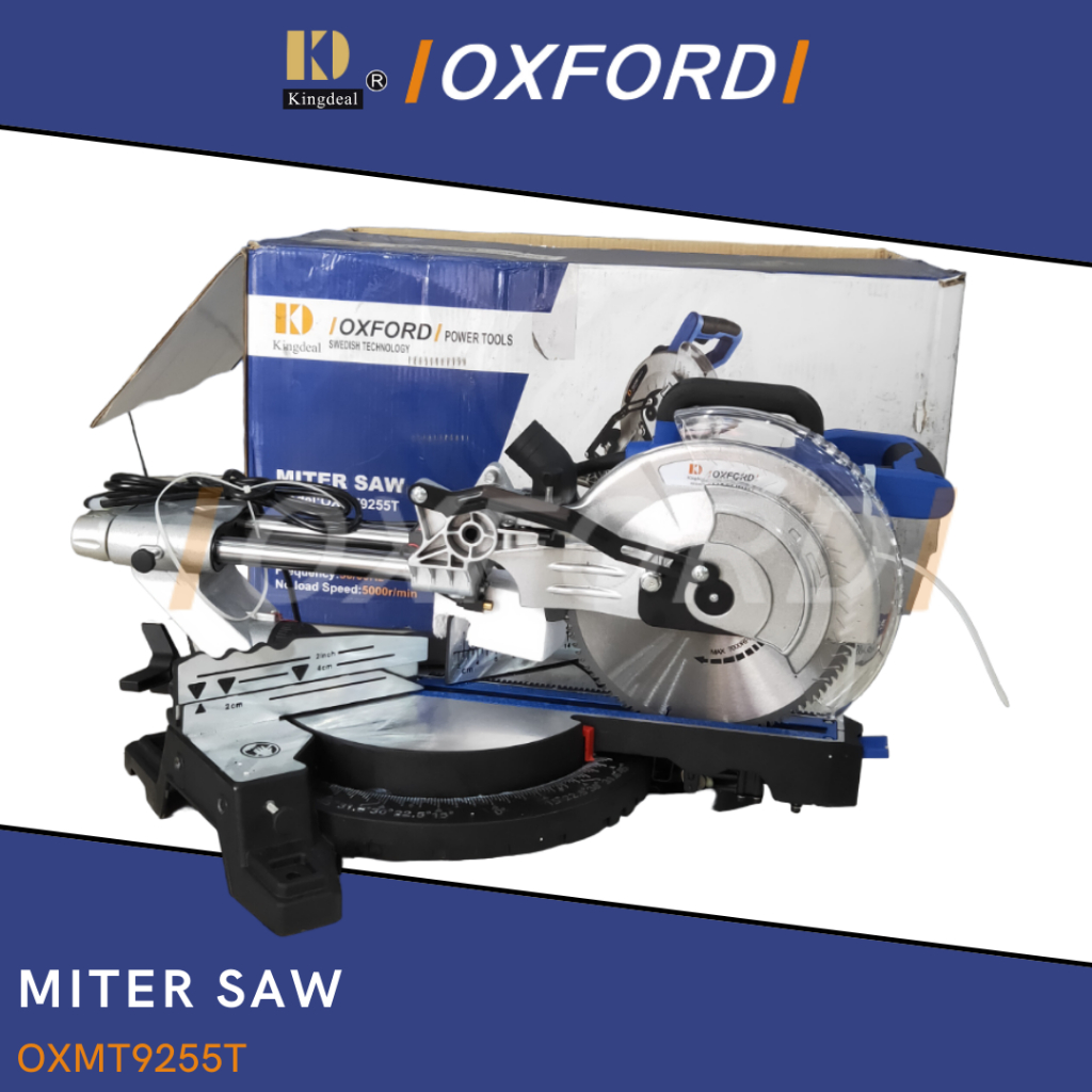Jual Mesin Potong / Miter Saw Sliding + Laser King Oxford OXMT9255T | Shopee Indonesia