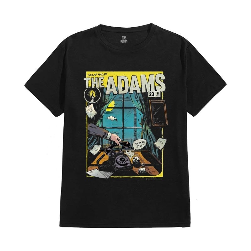 Jual T-Shirt The Adams - Gelap Malam Official Merch 2023 | Shopee Indonesia