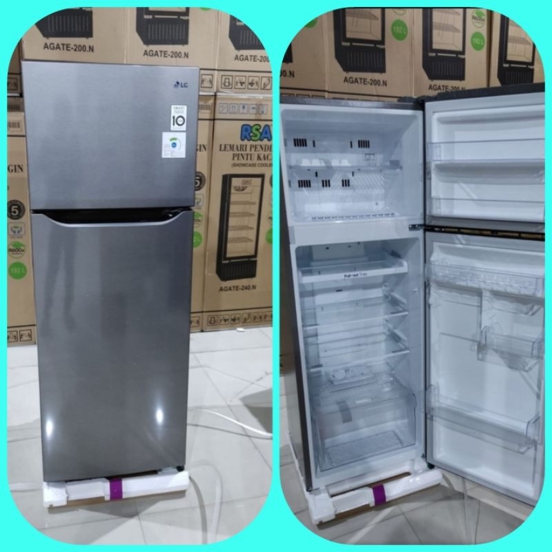 Jual (Khusus Wilayah Kota Palembang) Lemari Es/Kulkas LG 2 Pintu GNB-222 SQIB SMART INVERTER 10 ...