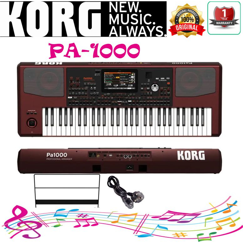 Jual Korg PA1000 61-Key Professional Arranger Keyboard Korg PA-1000 | Shopee Indonesia