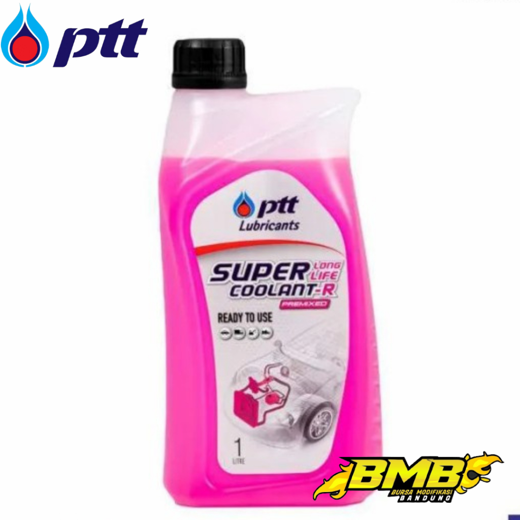 Jual Air Radiator PTT Super Long Life Coolant-R READY TO USE warna PINK ...