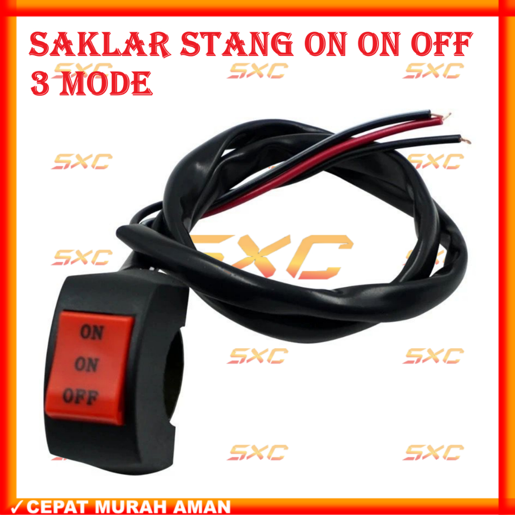 Jual SAKLAR ON ON OFF 3 MODE MULTI FUNGSI 3 MODE UNIVERSAL | SAKLAR ON ...