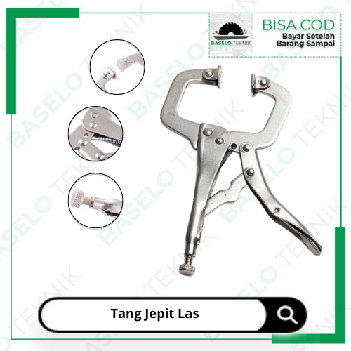 Jual Tang Jepit C Clamp Swivel Pad Lock Grip Tang Catok Penjepit ...