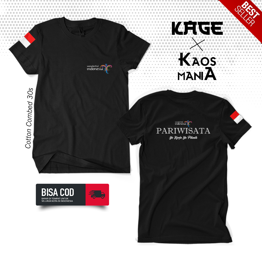 Jual Baju Pria Distro TRAVEL PARIWISATA - Kaos Tour Travel Wonderful ...