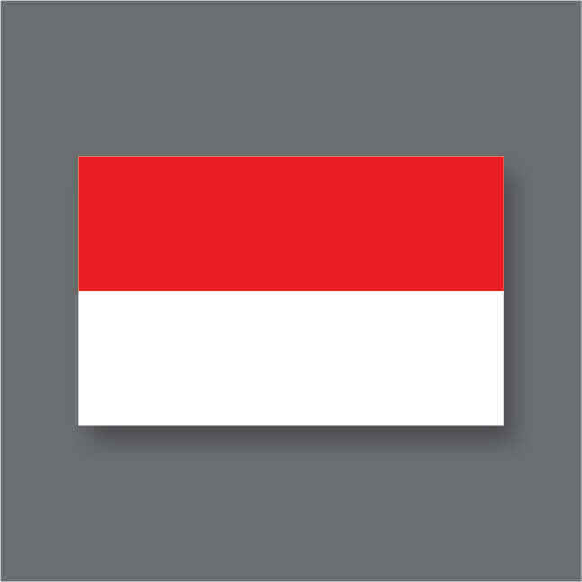 Jual stiker bendera sticker bendera merah putih Indonesia Murah Lomba ...