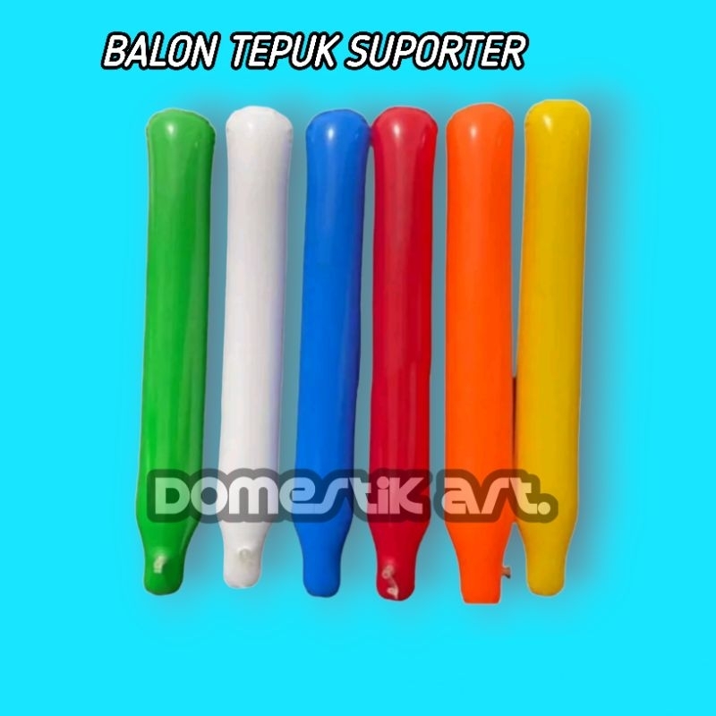 Jual Balon Tepuk Suporter / Balon Suporter Polos / balon rame / balon ...