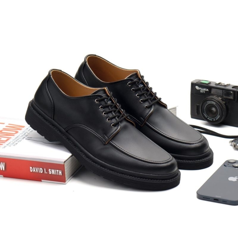 Jual Sultan Footwear Sepatu Formal Pantofel Oxford pria Hitam trendy Ran Freddo Series | Shopee ...