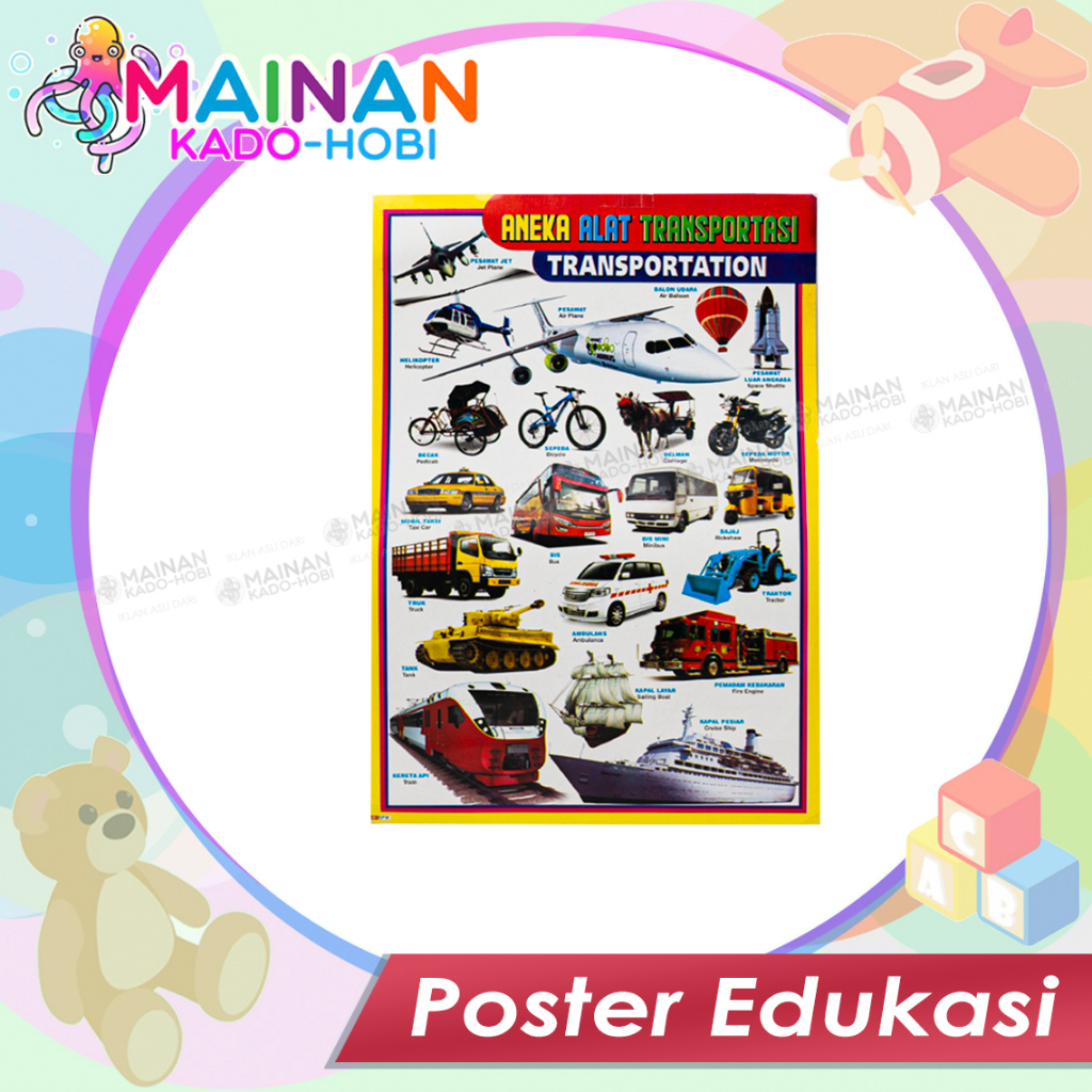 Jual KOLEKSI HOBI MAINAN LIBURAN SEKOLAH ANAK POSTER EDUKASI ANAK ...