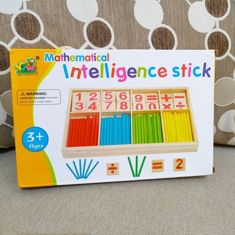 Jual Intelligent stick belajar berhitung dan mengenal warna | Shopee ...