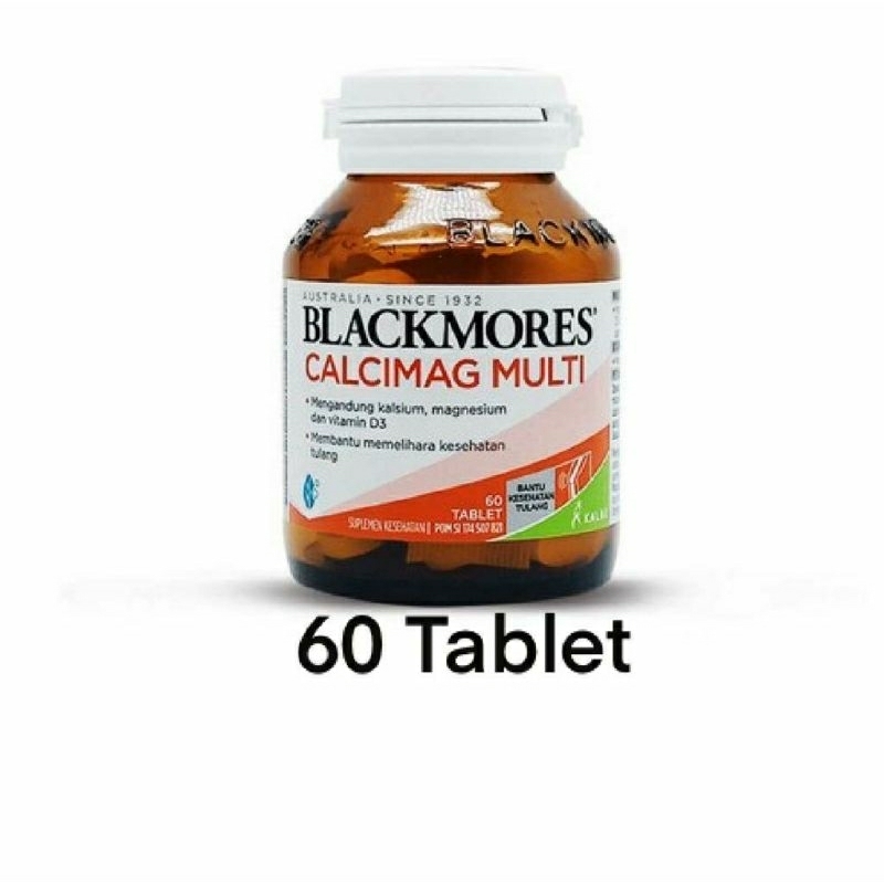 Jual Blackmores Calcimag Multi 60 tablet BPOM KALBE | Shopee Indonesia