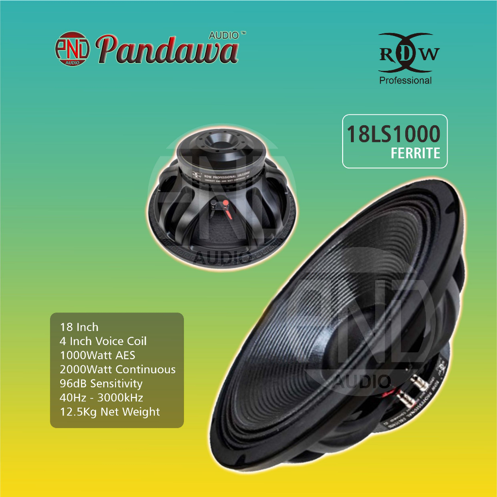 Jual Speaker RDW 18LS1000 / 18 Inch / LS1000 | Shopee Indonesia