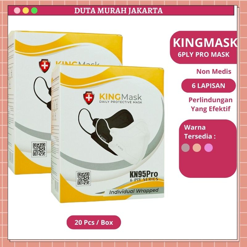 Jual Masker KN95 Pro 6Ply 6 Lapisan Masker Dewasa Isi 20pcs DMJ ...