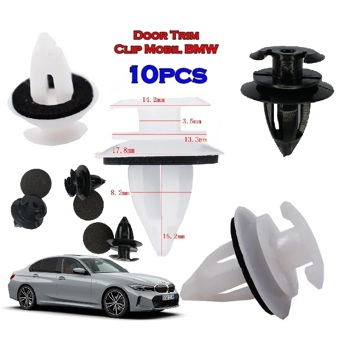 Jual Klip Kancing baut Plastik Pintu Mobil Interior Panel Trim Fastener ...