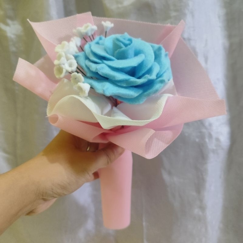 Jual Buket bunga mawar premium satuan warna biru murah | Shopee Indonesia