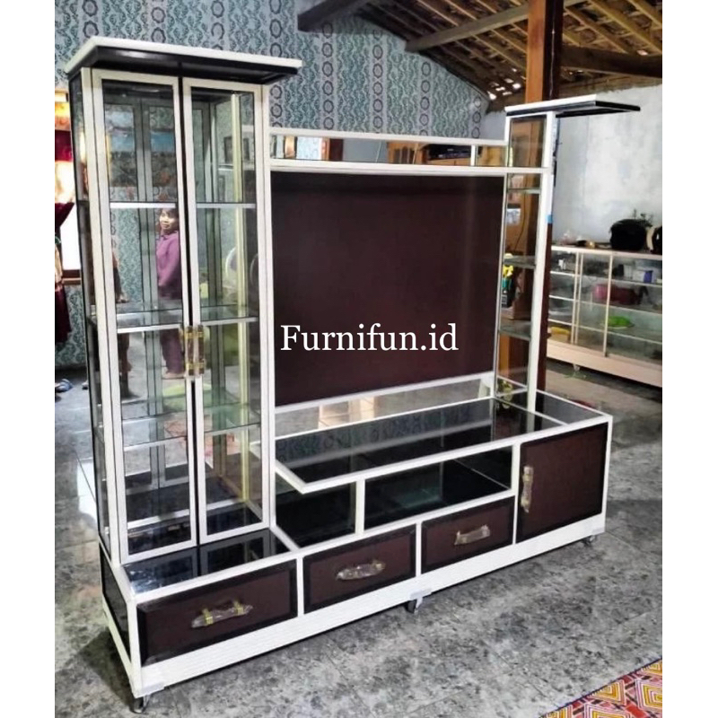 Jual Buffet TV / Biffet TV Aluminium Acp | Shopee Indonesia