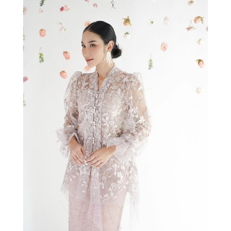 Jual (SEWA KEBAYA DUSTY PINK WISUDA LAMARAN FULLSET) Clarice by Jaleela ...
