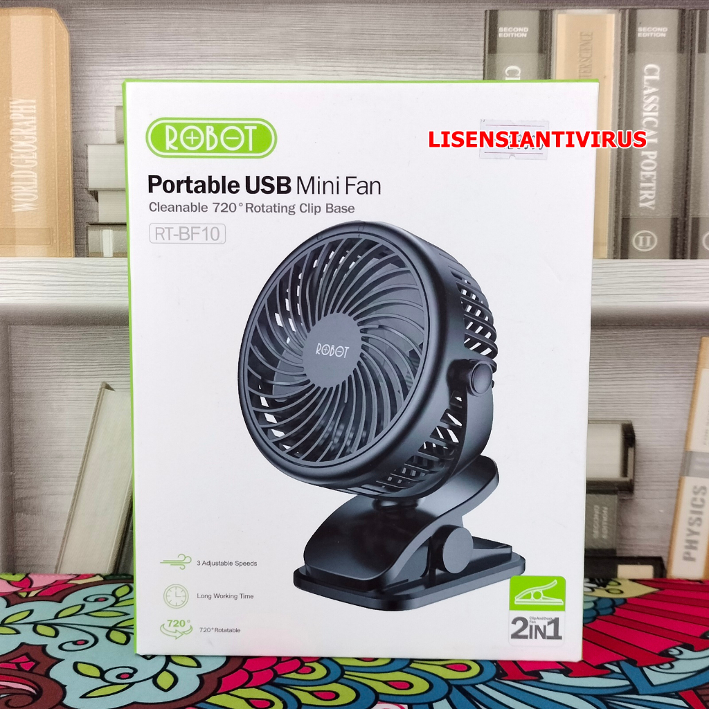 Jual Kipas Angin Portable Robot Portable Mini Fan RT BF10 Kipas Angin ...