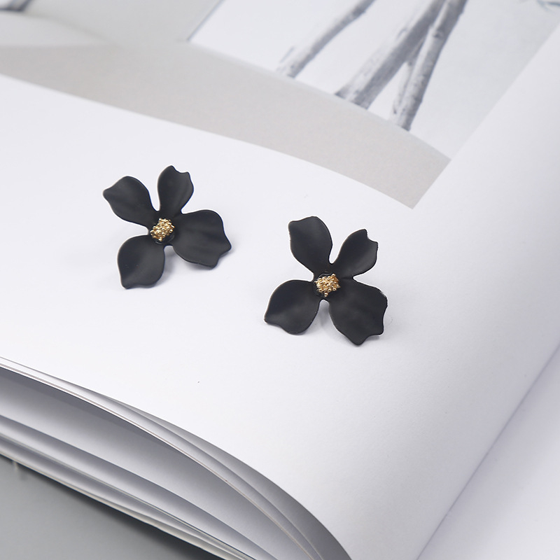 Jual Anting Bunga Kelopak Tulip Colorful Model Korea Cantik Imut ...