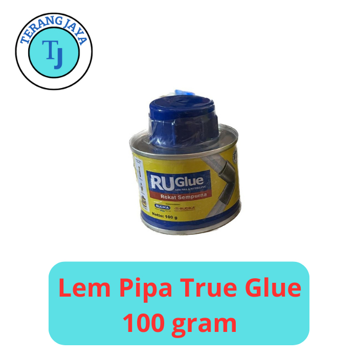 Jual Lem Fitting Pipa PVC True Glue Kaleng 100 gram - Rucika pralon ...