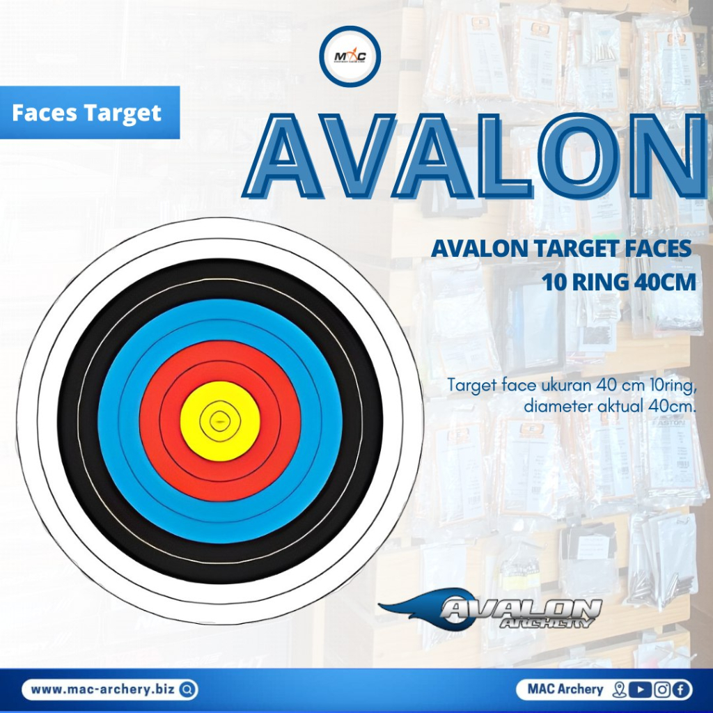 Jual FACE TARGET AVALON ARCHERY BUSUR PANAHAN ANAK PANAH ORIGINAL ...