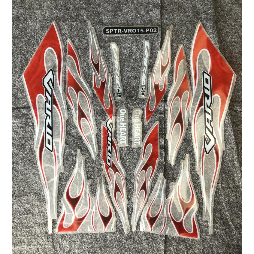 Jual STRIPING TRANSPARAN STRIPING VARIO LED OLD 125 - 150 VARIO 2015-2017 CUSTOM API TRANSPARAN ...