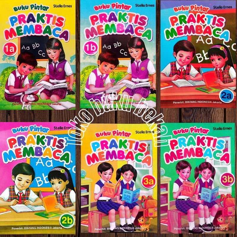 Jual buku pintar praktis membaca 1a,1b, 2a, 2b, 3a, 3b | Shopee Indonesia